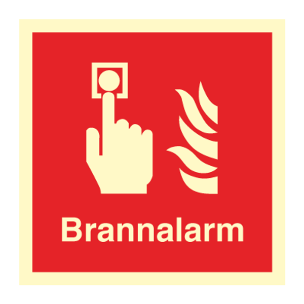 Brannskilt (Fire Safety Signs) for merking av brannutstyr ...